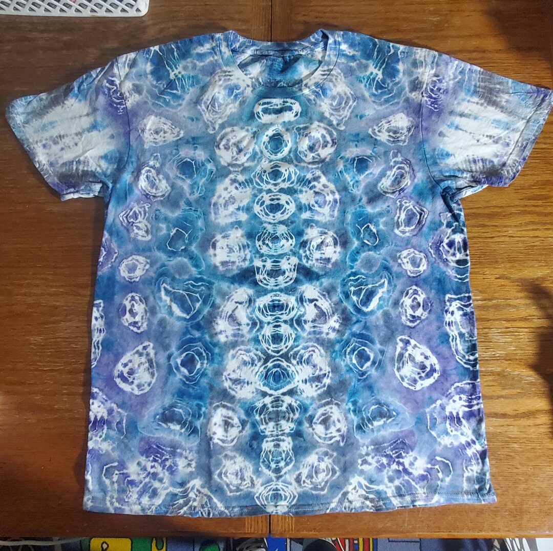Dark Blue Kenney Style Geode Tie Dye - Etsy