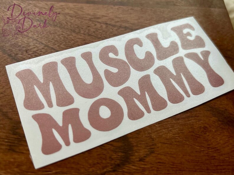 Muscle Mommy Decal-muscle Mommy-moms Who Lift- Gym Decal-lifting Decal ...