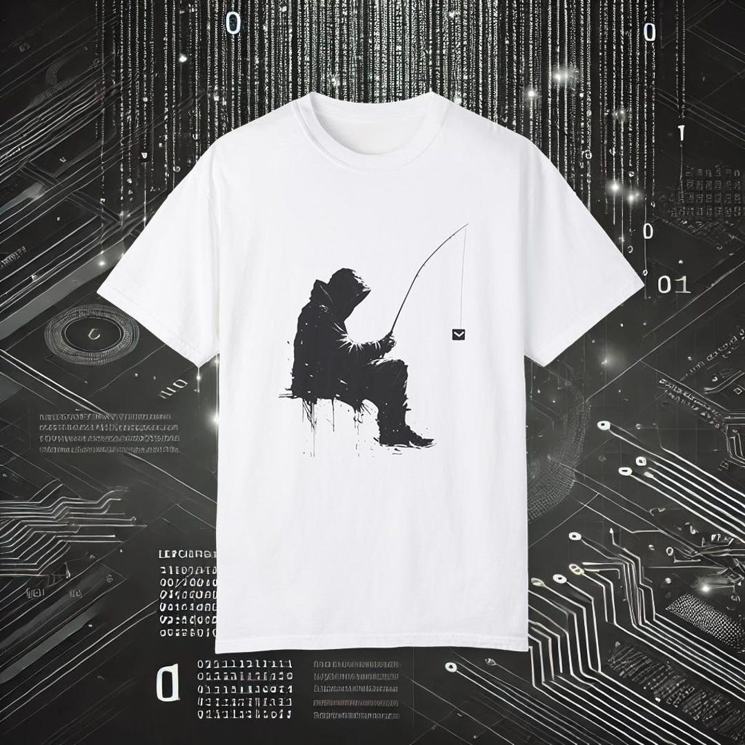 Hacker Phishing T-shirt Clever Cybersecurity & Tech Humor Design - Etsy