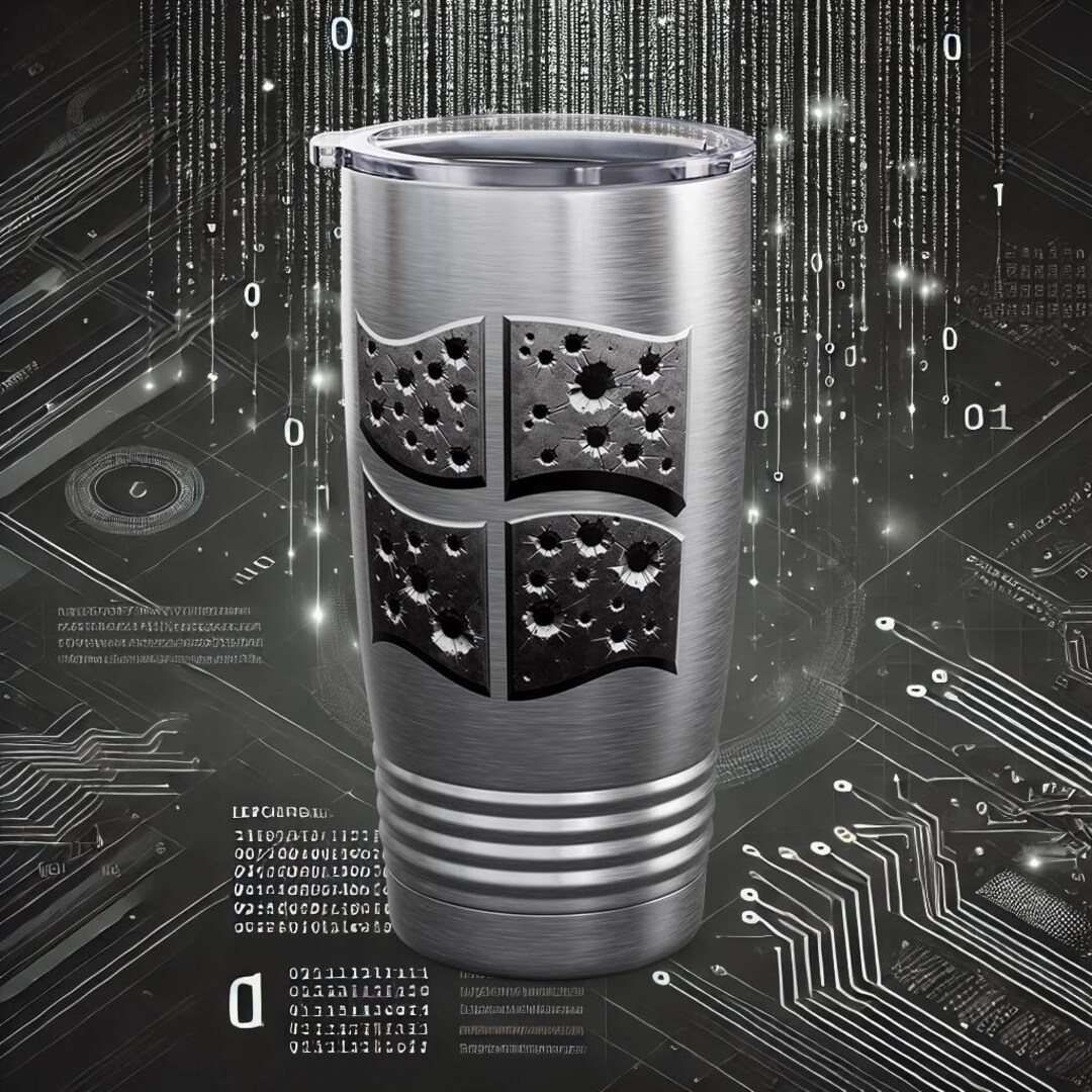 Cybersecurity Special Forces Bullet Proof Microsoft Windows Drink ...