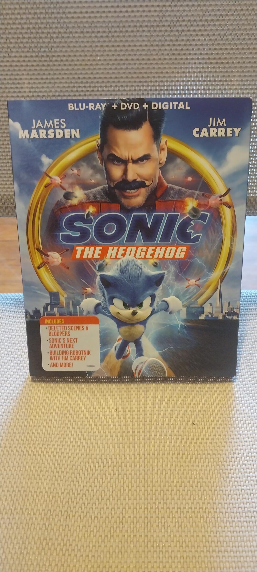 Sonic the Hedgehog (blu-ray/dvd, 2020) James Marsden - Jim Carrey - New ...