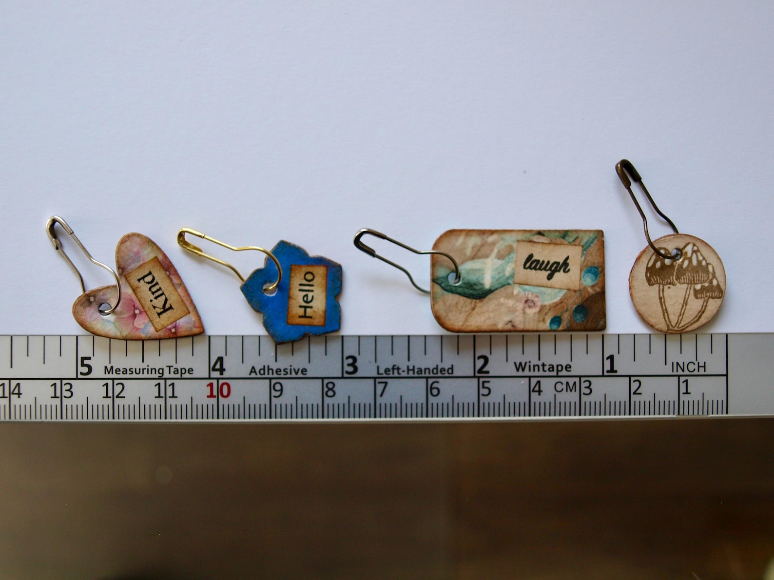 Small Handmade Paper Charms for Junk Journaling: Rustic Vintage Look ...
