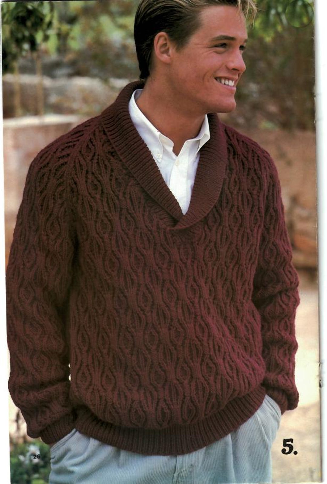 Paton's "weekenders" Sweater Knitting Pattern From 1989- PDF - Etsy