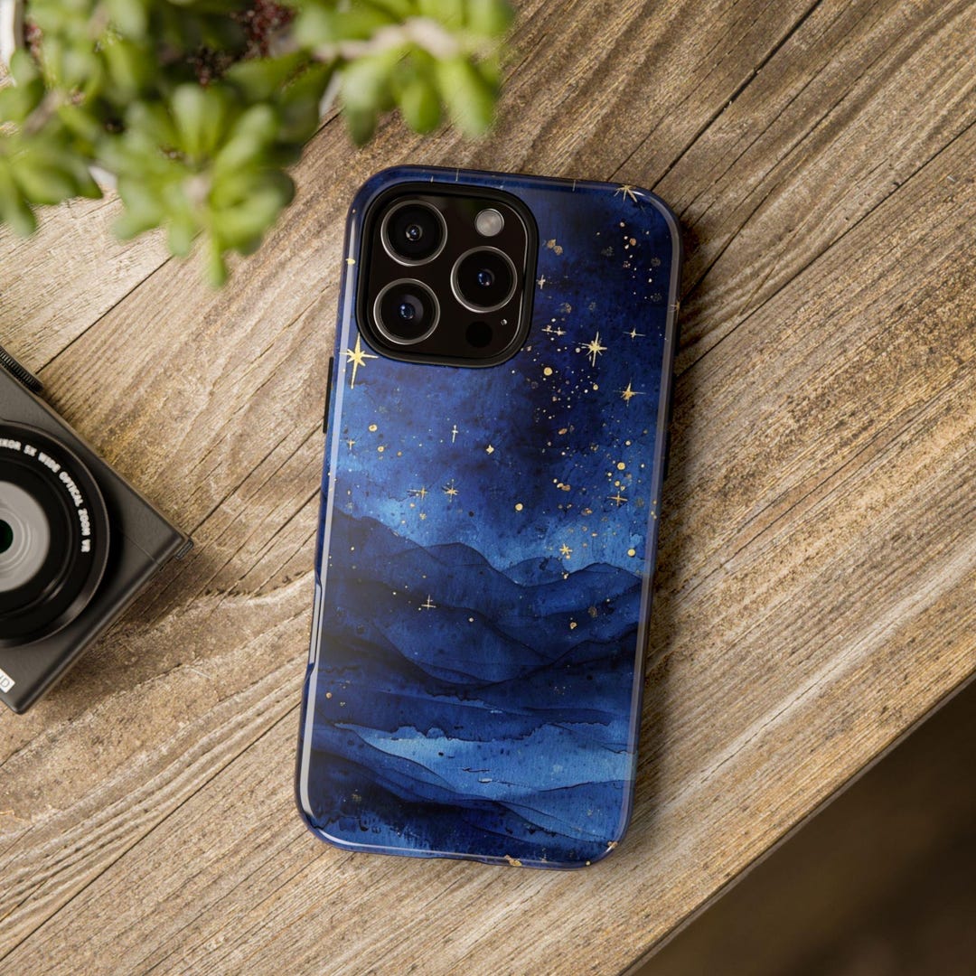 IPhone 16 Case Blue Starry Sky Boho, iPhone 16e Case, iPhone 16 Plus ...