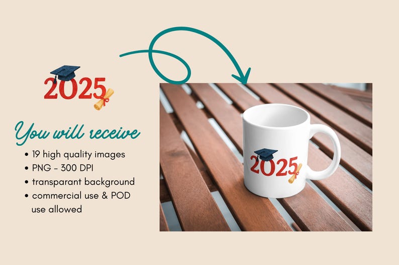 Graduation Png Design | Watercolor Grad Cap, Diploma, Balloons ...