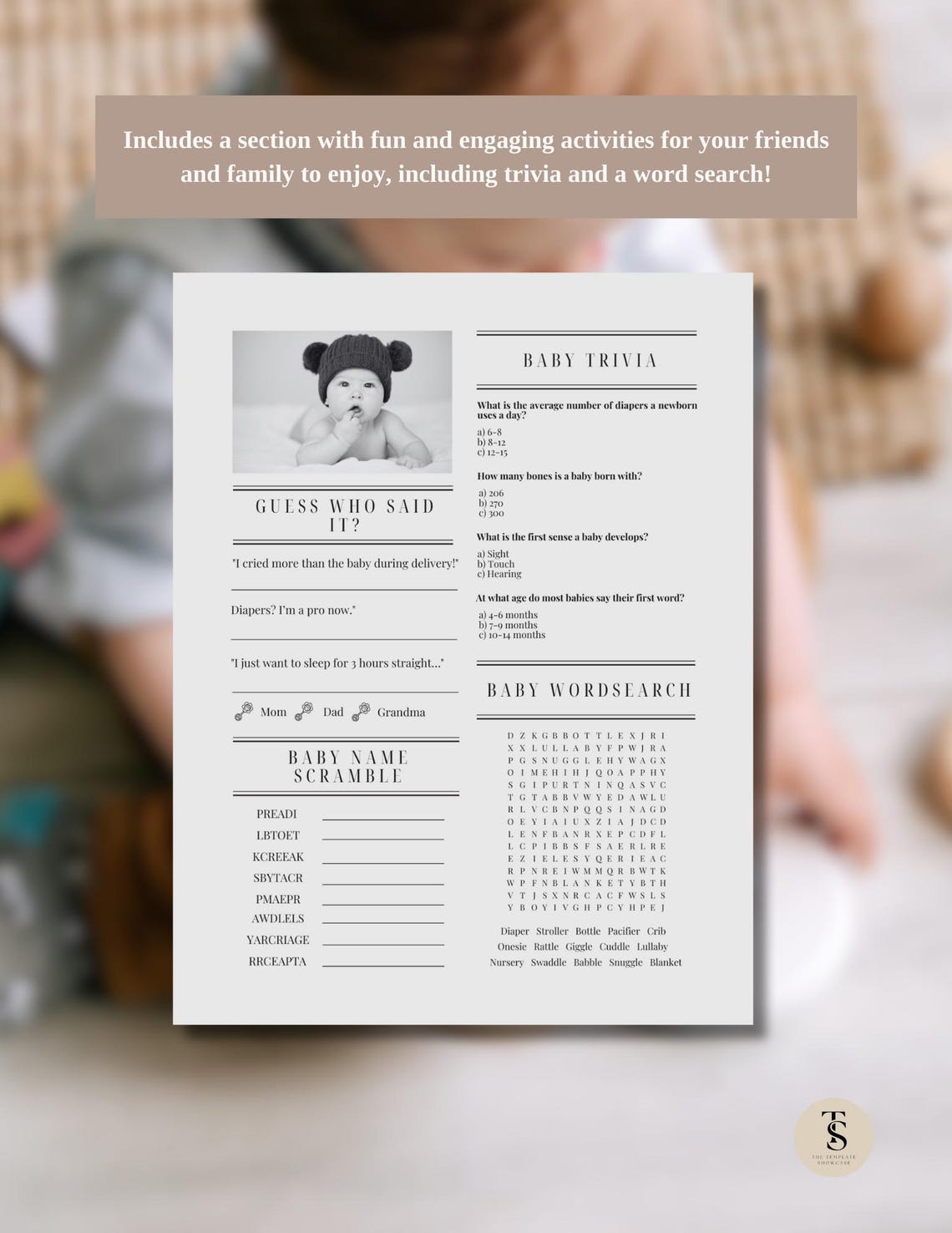 Editable Baby Announcement Newspaper Baby Newspaper Announcement ...
