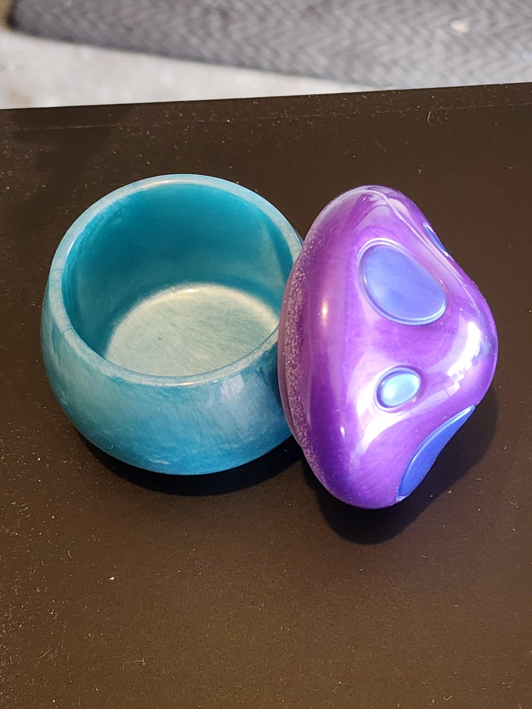 Personalized Mushroom Jars, Trinket Jars, Storage Jar, Gift, Resin Jar ...