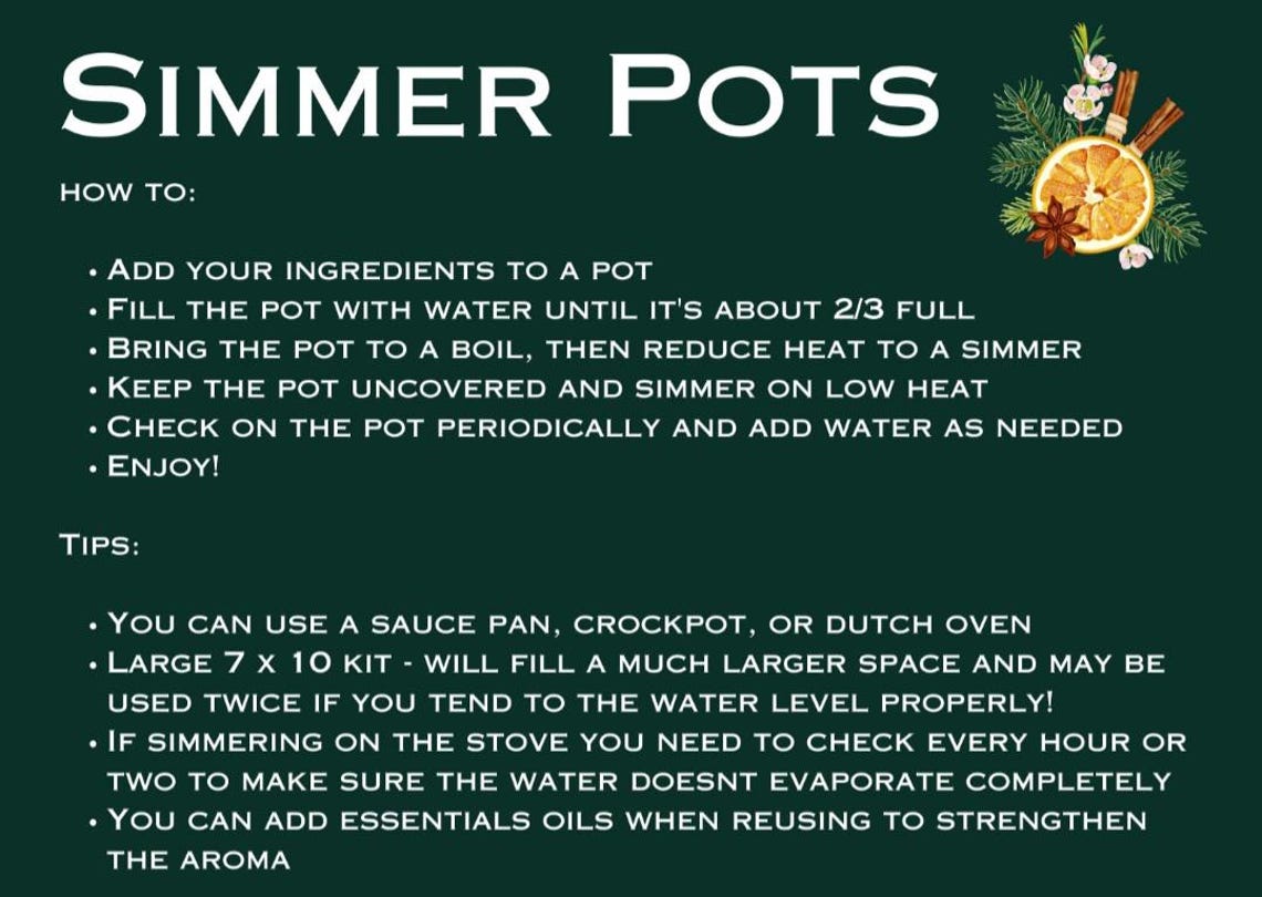 Simmer Pots - Etsy