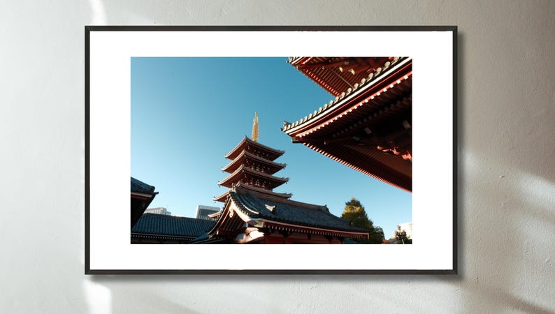 Japan Travel Photography Print, Sensoji Temple Wall Art, Tokyo ...