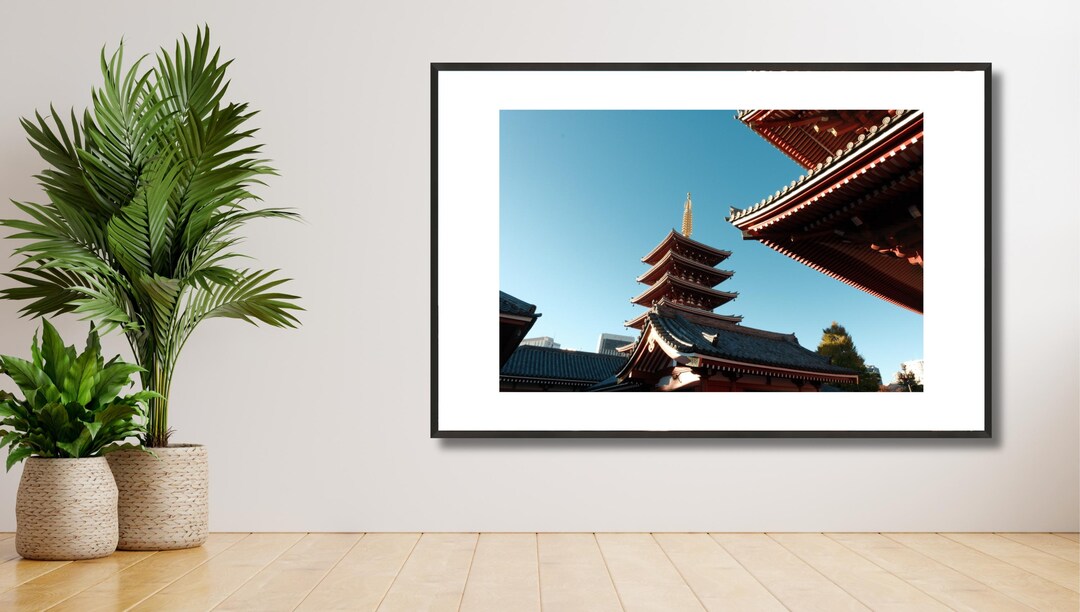 Japan Travel Photography Print, Sensoji Temple Wall Art, Tokyo ...