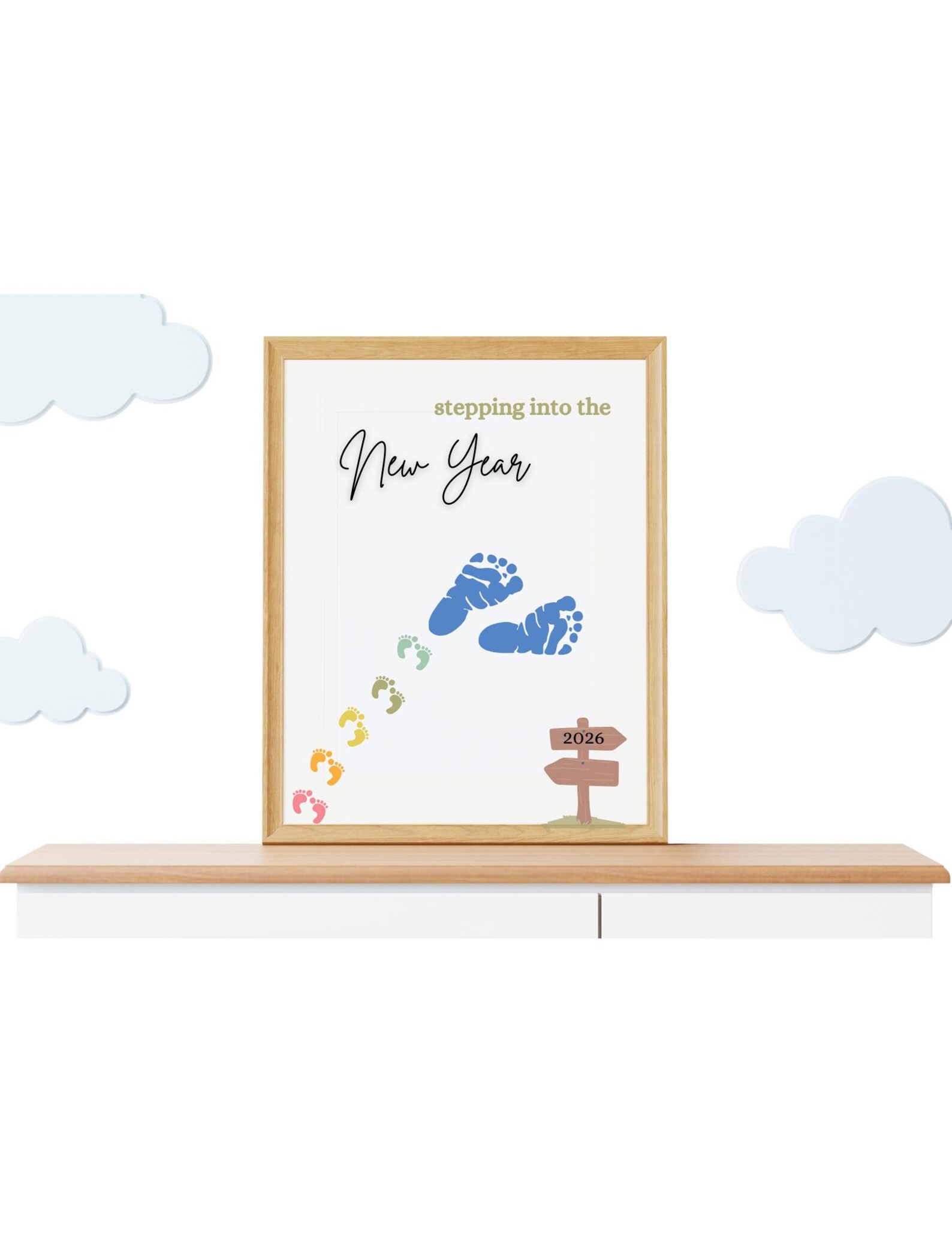 Stepping Into the New Year Footprints, New Year Footprints, 2026, New ...