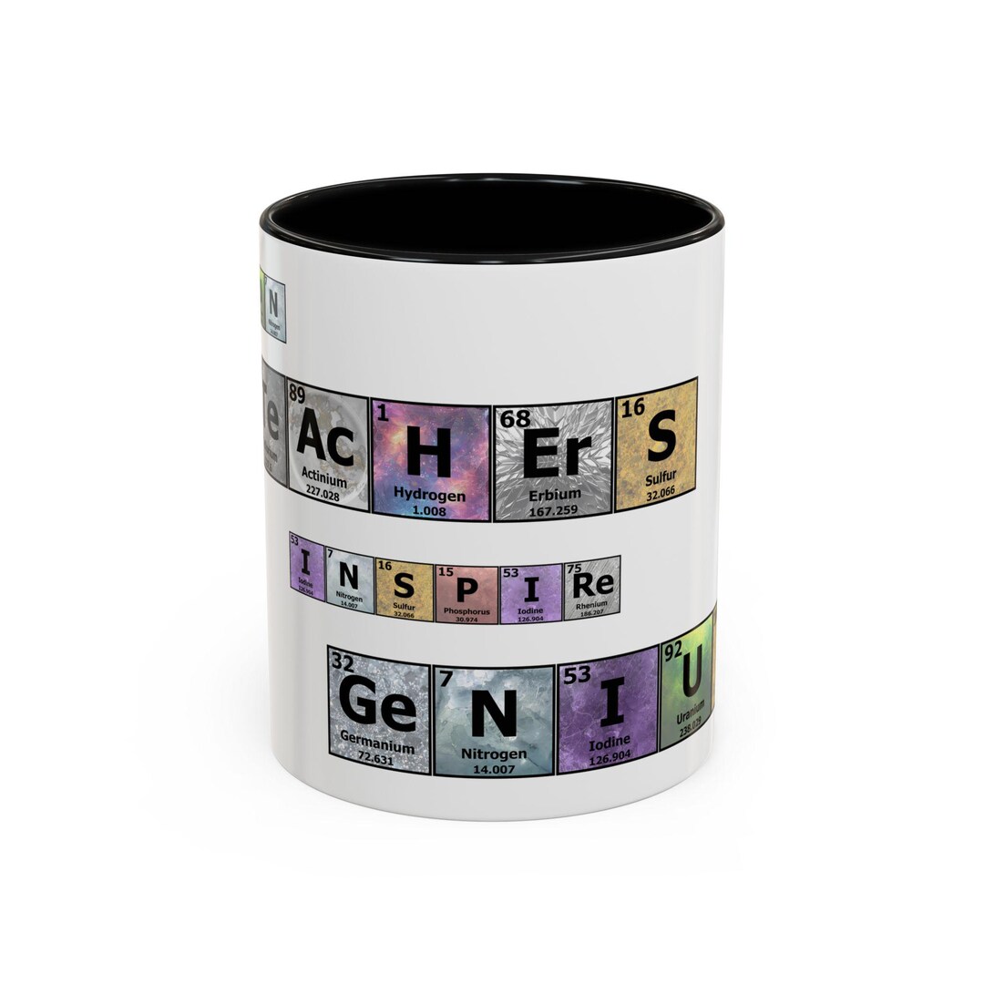 Periodic Table Coffee Mug, Science Teacher Gift - Etsy