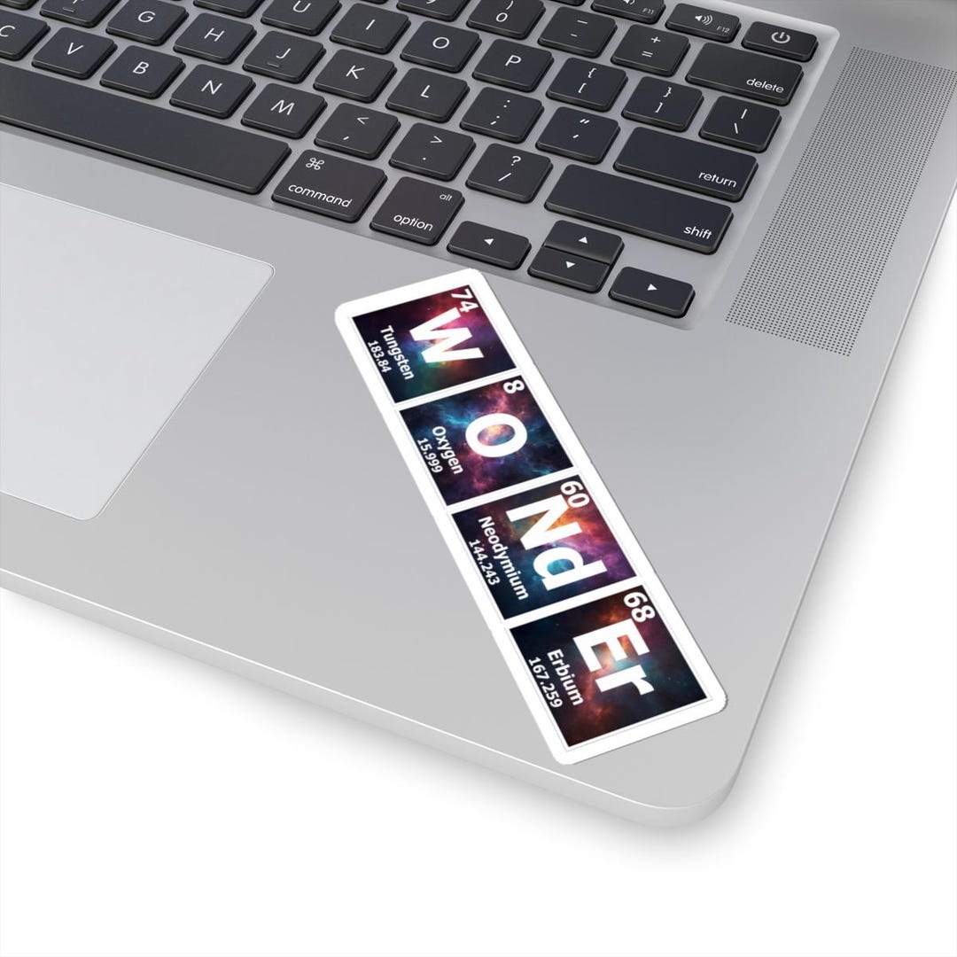 Wonder Periodic Table Elements Sticker, Nebula Space Art - Etsy