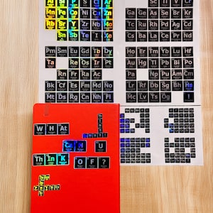 Periodic Table Sticker Sheet, Science Teacher Gift - Etsy