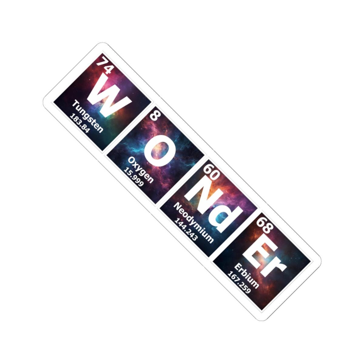 Wonder Periodic Table Elements Sticker, Nebula Space Art - Etsy