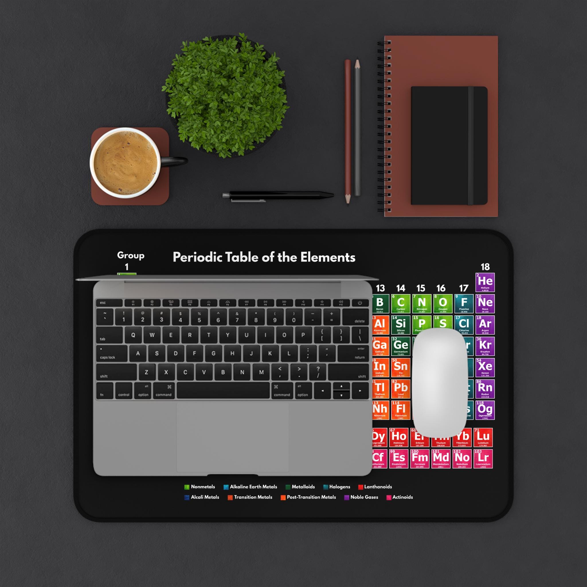 Periodic Table Desk Mat, Chemistry Classroom Decor - Etsy