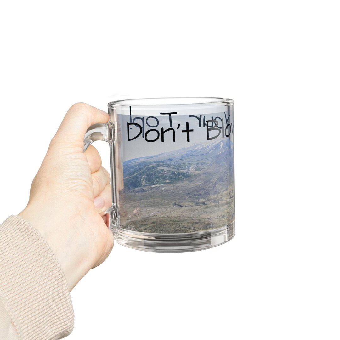 Funny Mount St Helens Glass Mug: Volcano Lover Gift - Etsy