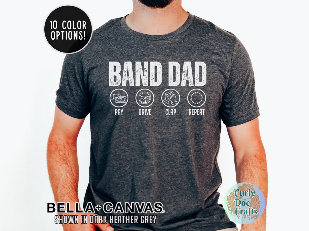 Marching Band Dad Shirt, Funny Band Dad Tshirt, Marching Band Apparel ...