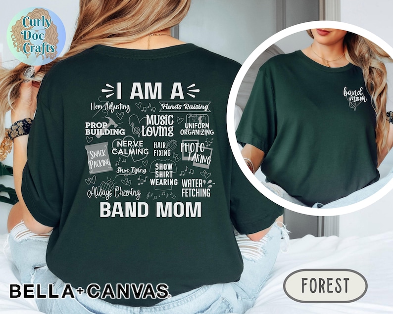 Band Mom Shirt, Funny Marching Band Tshirt, Marching Band Tee, Band ...
