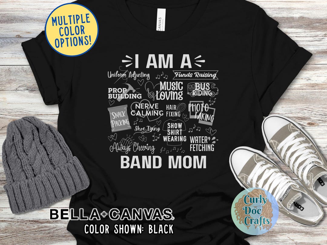 Band Mom Shirt, Funny Marching Band Mom Tee, Band Parent, Competition ...
