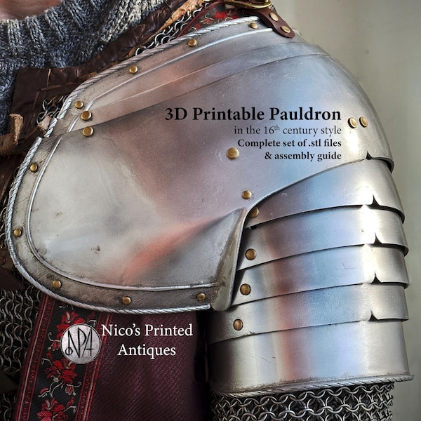 Medieval Shoulder Pauldrons - Etsy