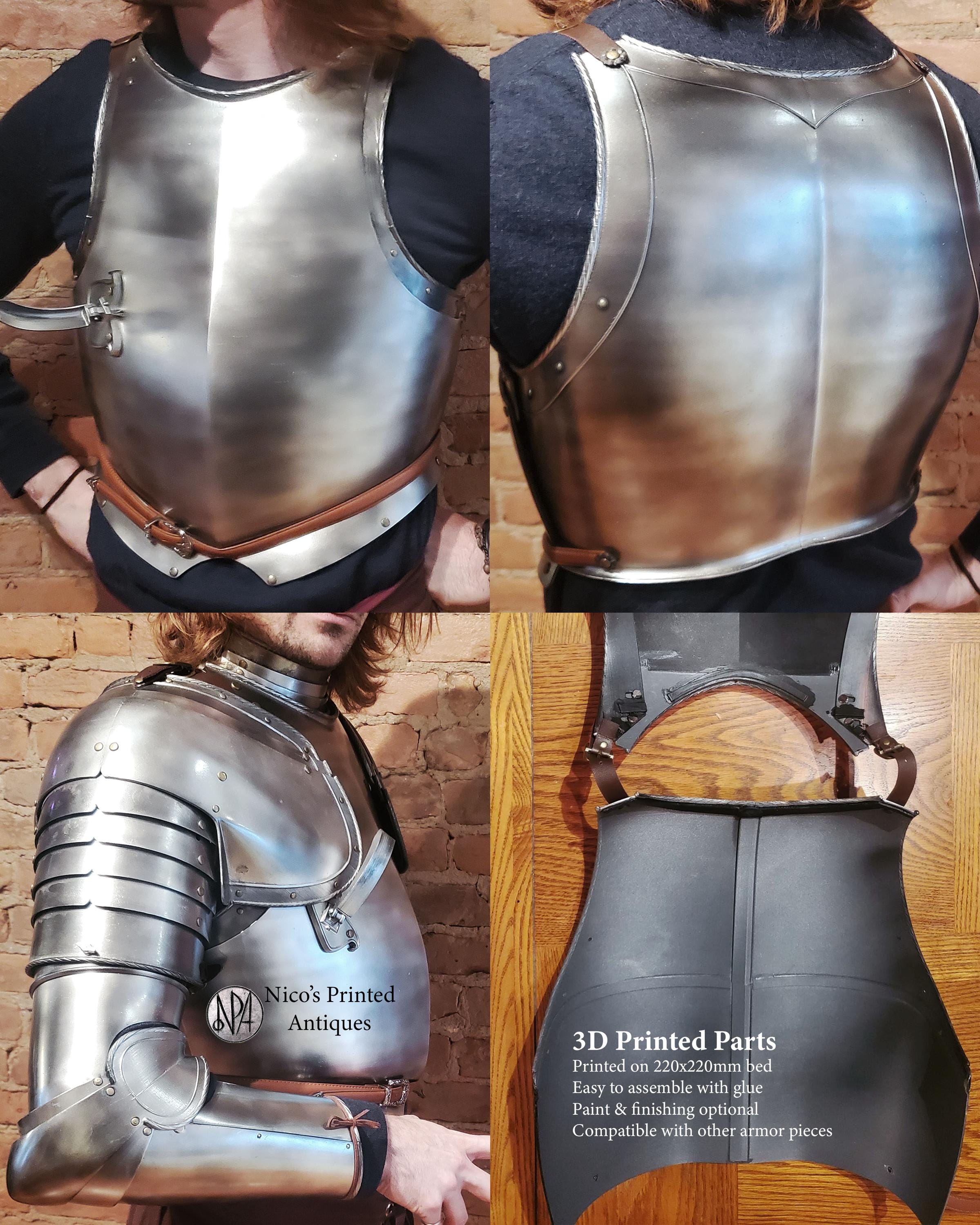 3D Print Files - 16th Century Cuirass (breastplate and Backplate) - Etsy