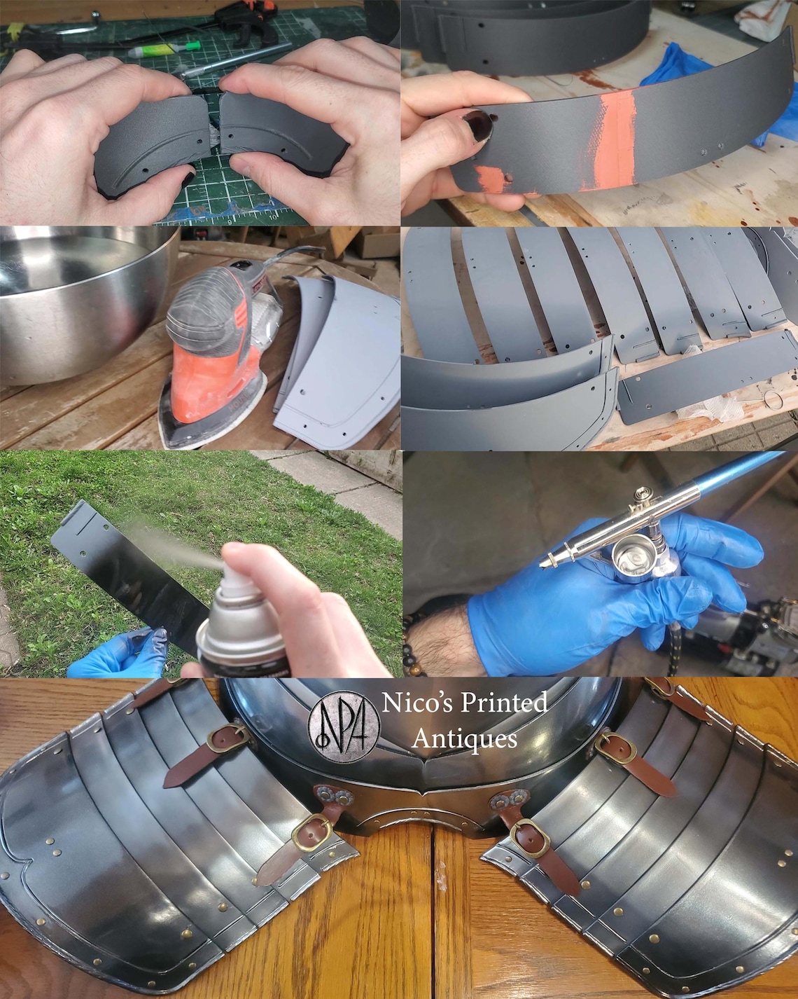 3D Print Files - 16th Century Faulds and Tassets (waist and Hip Armor ...