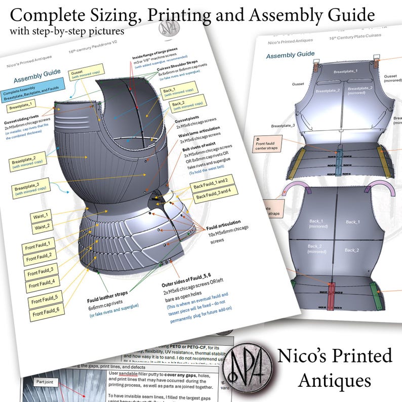 3D Print Files - "landsknecht" Cuirass (armor in the 16th Century ...