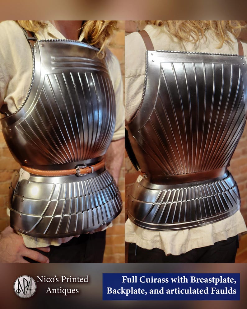 3D Print Files - "landsknecht" Cuirass (armor in the 16th Century ...