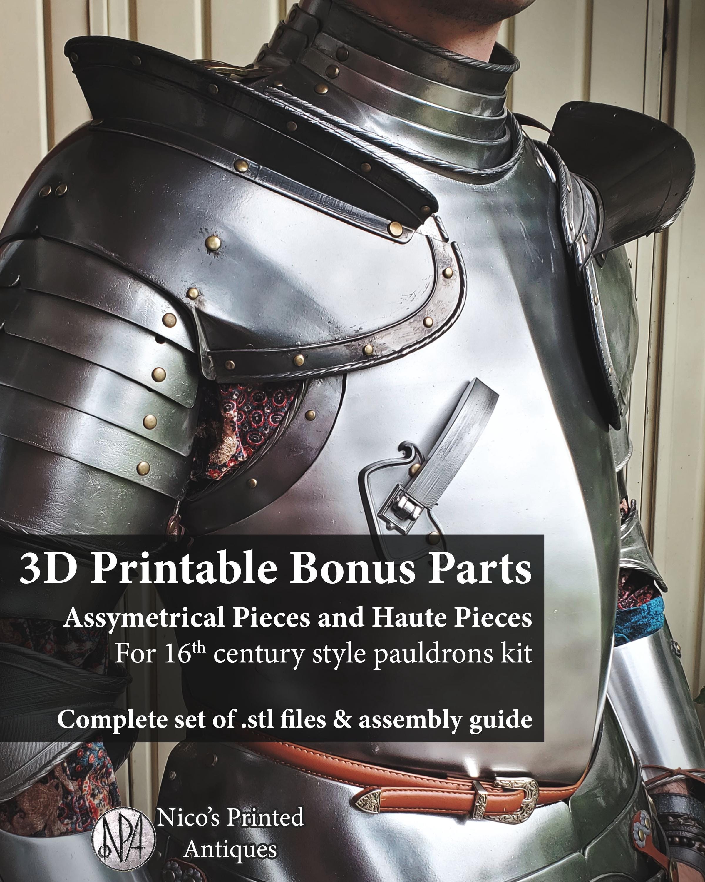 Medieval Knight Armor Parts