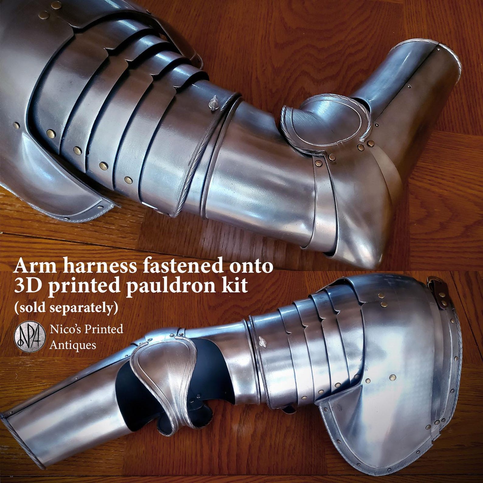 3D Print Files - 16th Century Plate Vambraces (arm and Elbow Armor) - Etsy