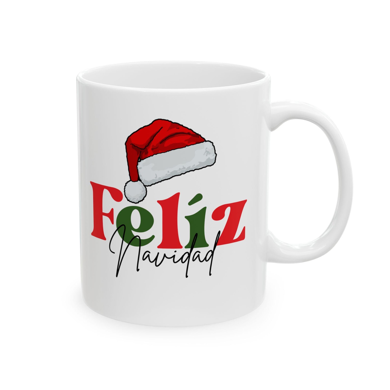 Taza Navideña, Christmas Mug, Christmas Gift, Taza Feliz Navidad ...