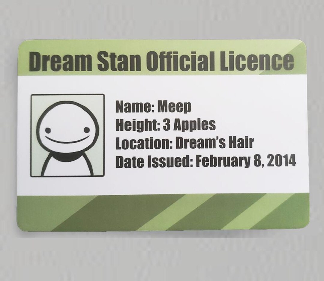 Dream Stan unofficial Licenses - Etsy