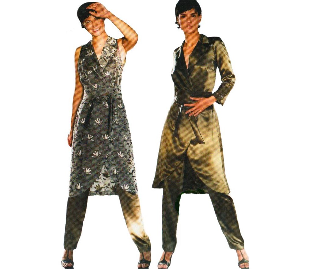 Y2K Coat Dress Pants and Skirt Sewing Pattern Burda International 8336 ...