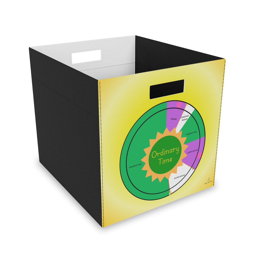 Liturgical Season Felt Storage Box: Ordinary Time Calendar Design - Etsy