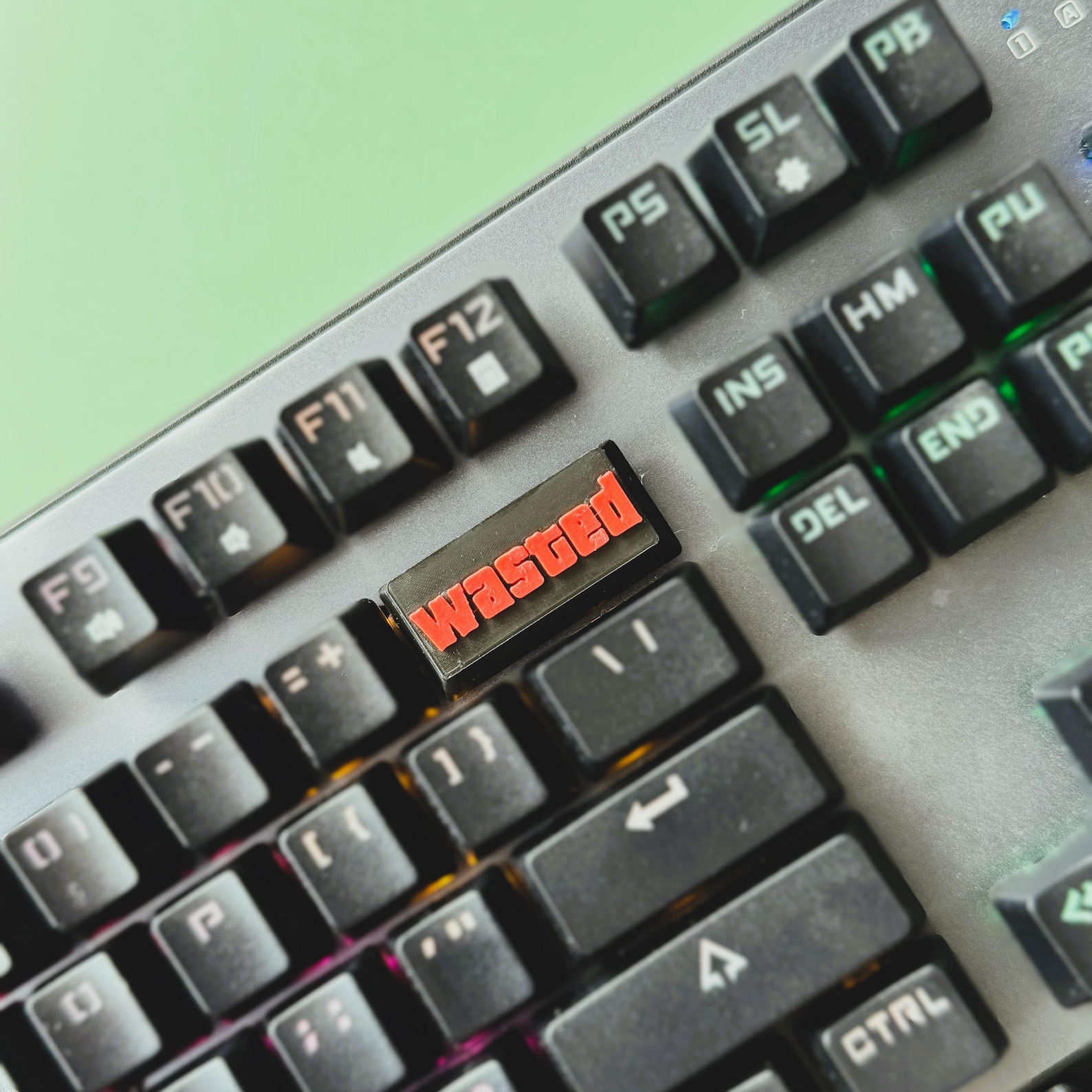 Gamer Backspace Keycap | You Died Keycap | Fuck Keycap | Game Over ...