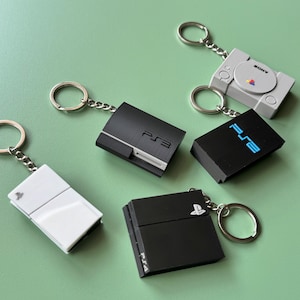 Playstation Console Keychain | PS1 PS2 PS3 PS4 PS5 Keychain | Halloween ...