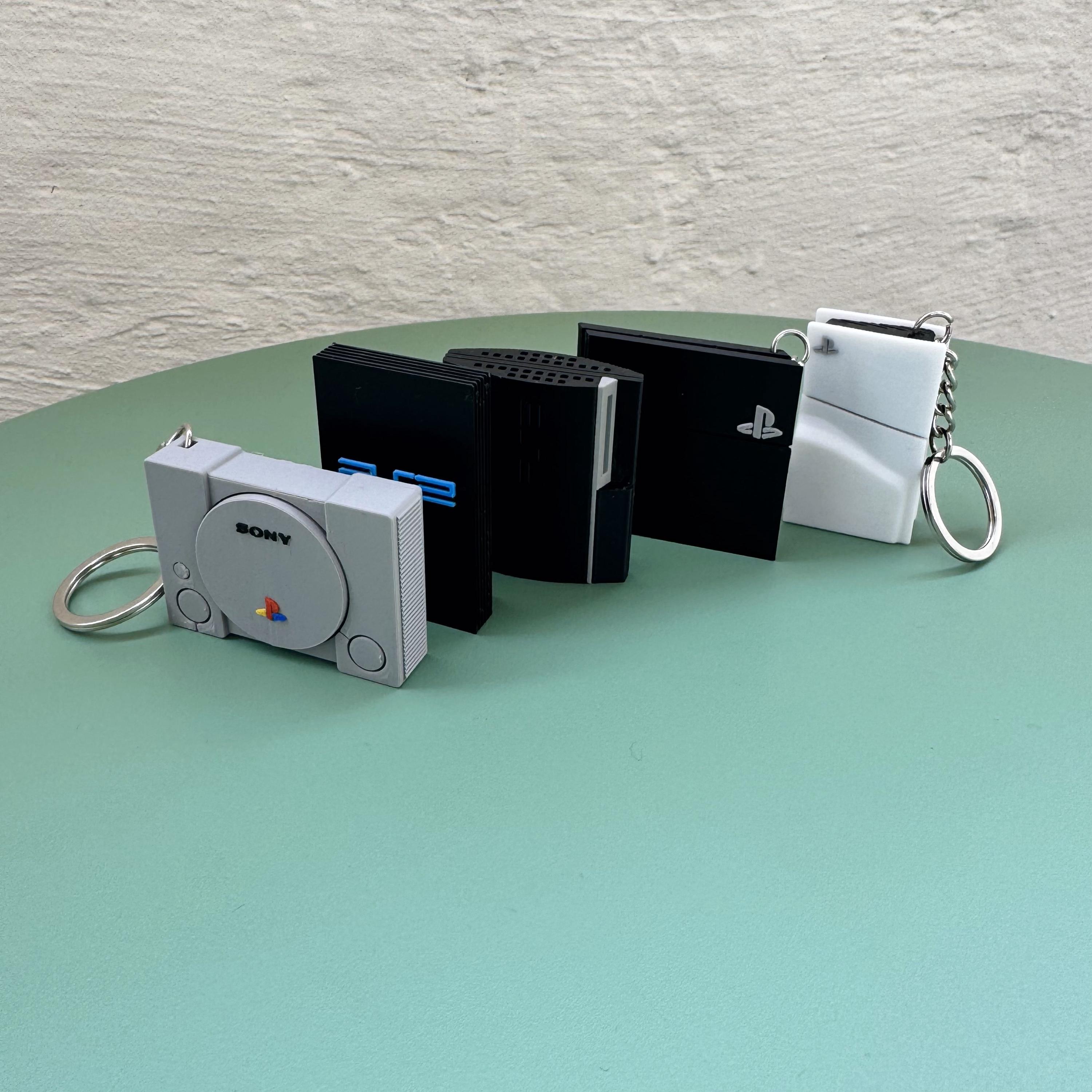 Playstation Console Keychain | PS1 PS2 PS3 PS4 PS5 Keychain | Christmas ...
