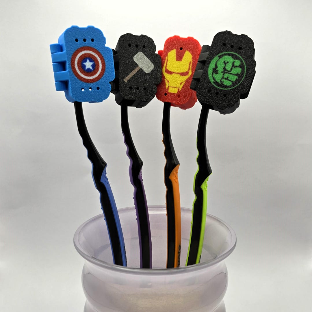 Superhero Toothbrush Case | Kids Travel Toothbrush Holder | Marvel DC ...