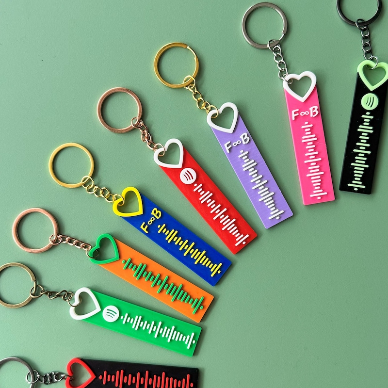 3d Musical Keychain - Etsy UK