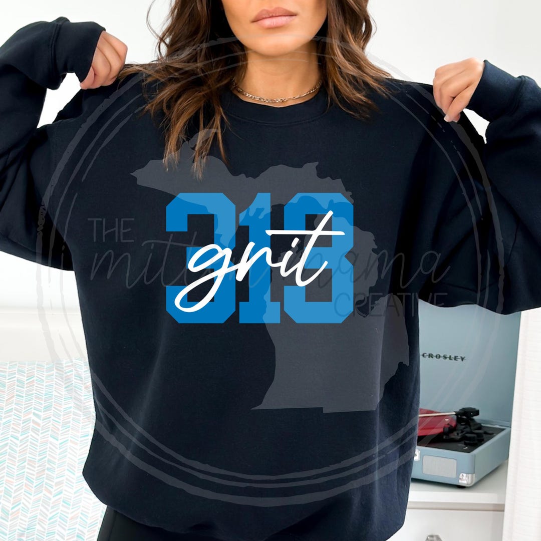 Detroit 313 Grit PNG File - Etsy