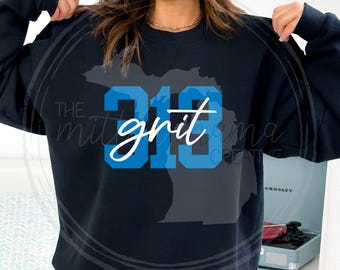 313 GRIT, Detroit Lions 313 GRIT Svg Png Sublimation, Dtf, Vinyl - Etsy