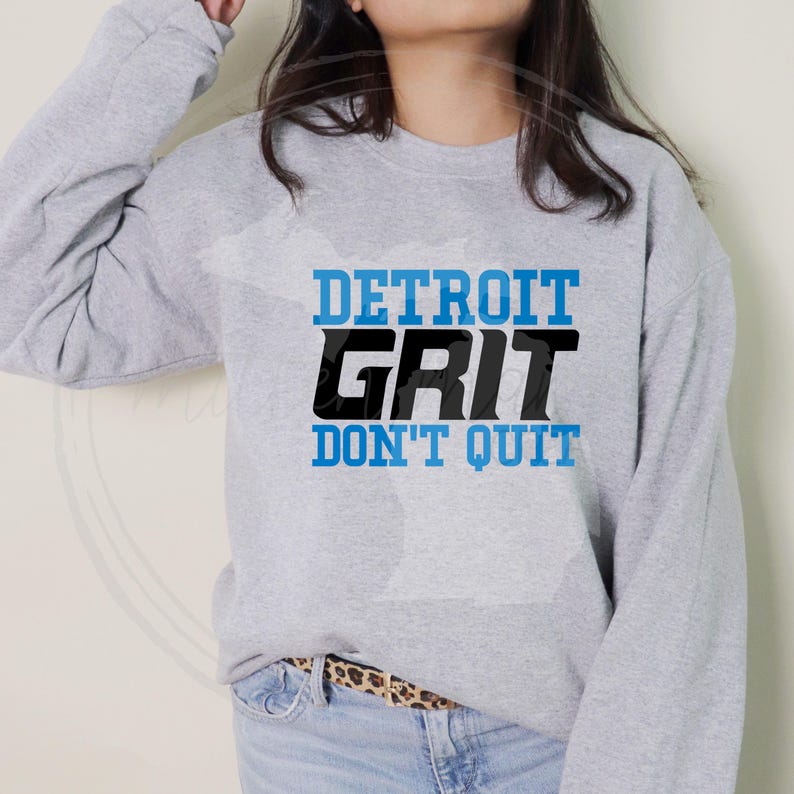 Detroit Lions Grit Dont Quit PNG Image File - Etsy