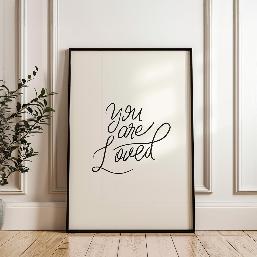 Love Message Positive Energy Poster for Therapist Office Decor Digital ...