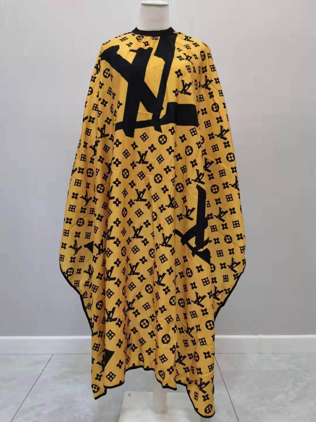 Barber and Hair Stylist Cape Black and Yellow Letters - Etsy