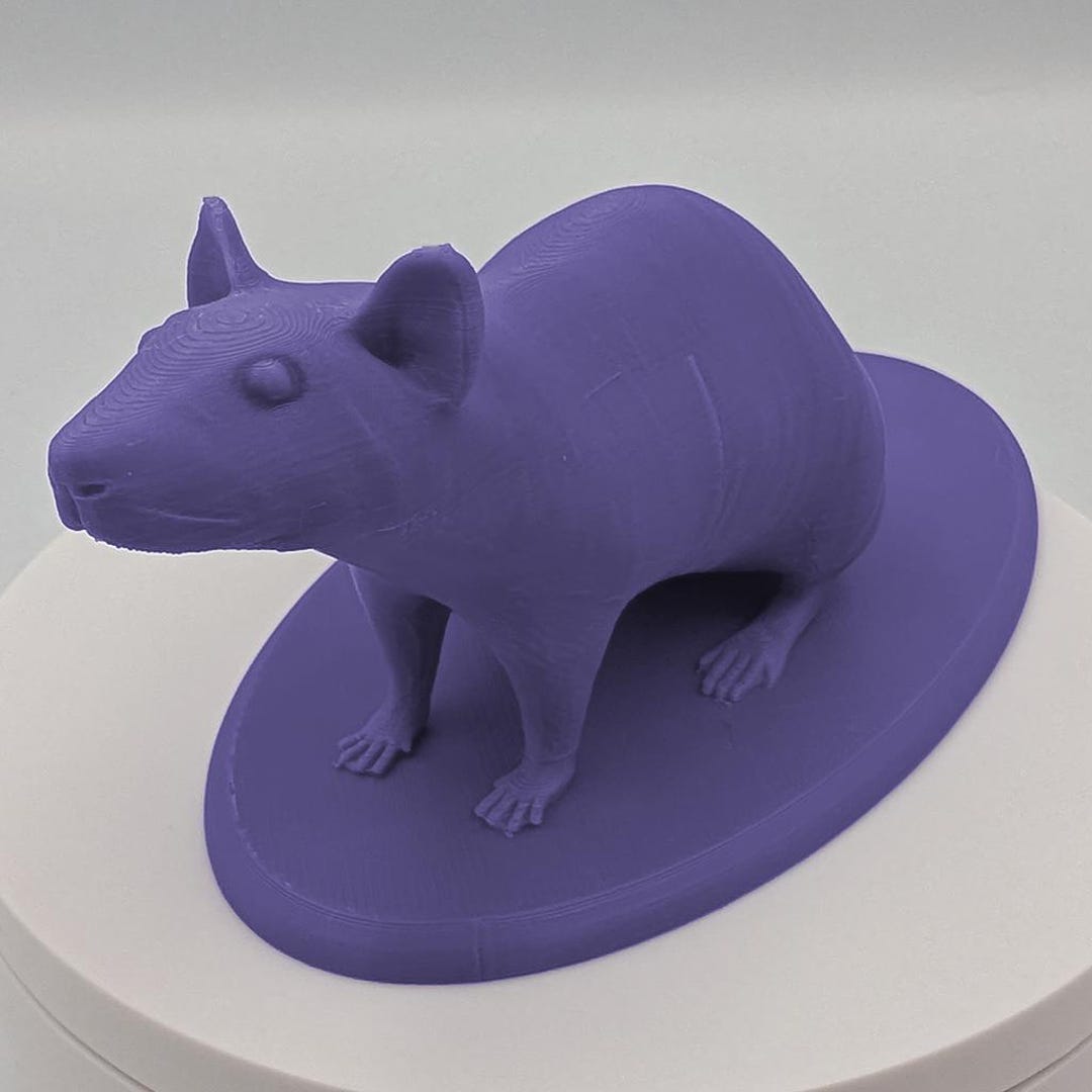 Rat Figurine - 3D Printed Rat Decoration - Etsy