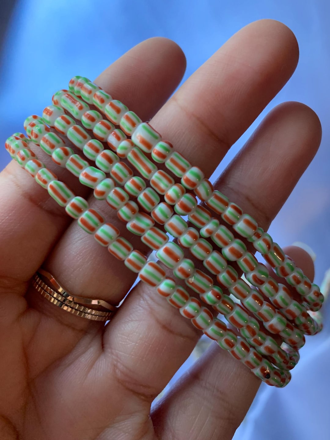 Waist Bead Jewelry, African Waist Beads, Tie on Waist Beads, Weight ...