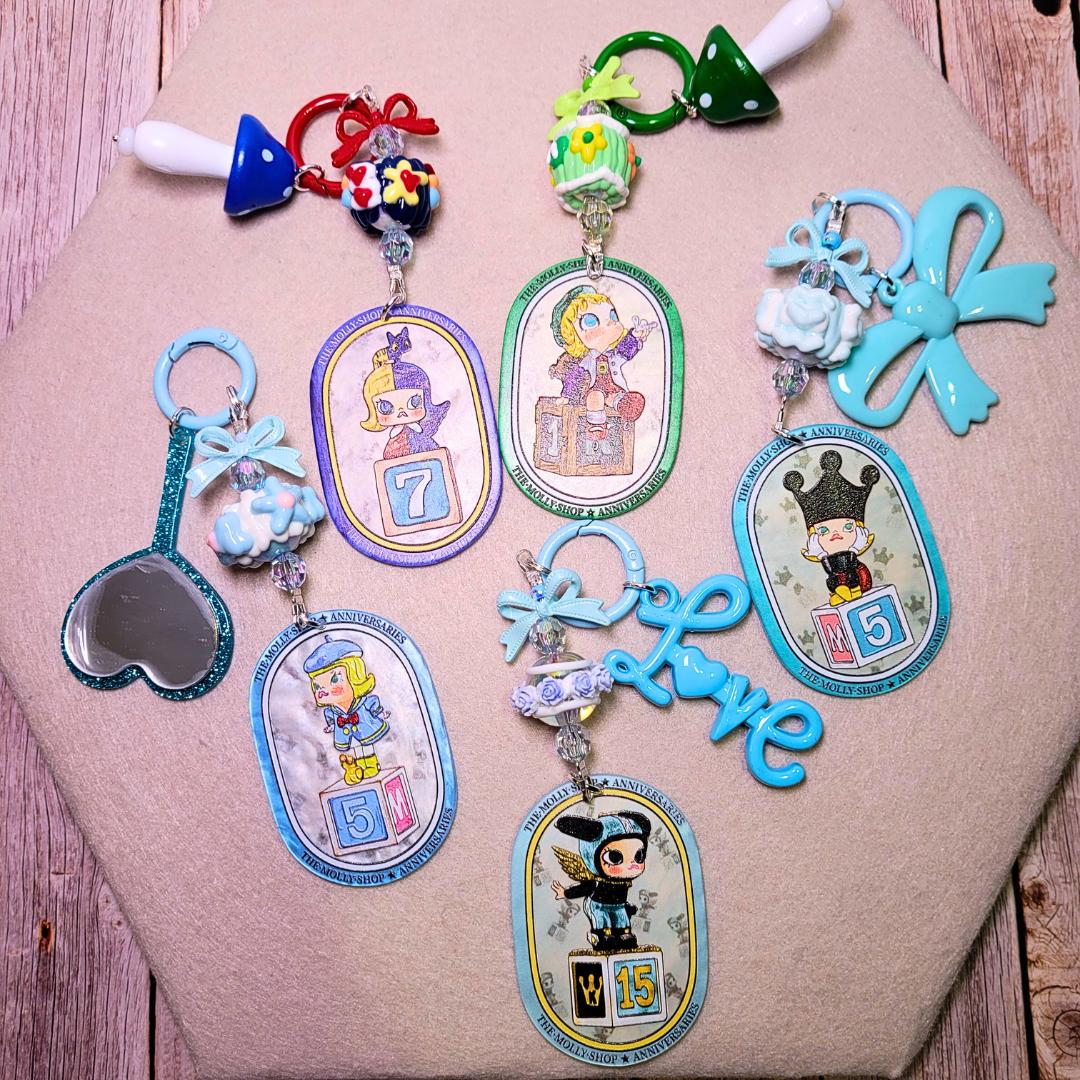 POPMART MOLLY | Anniversary Molly Classical Retro Inspired Handmade DIY ...