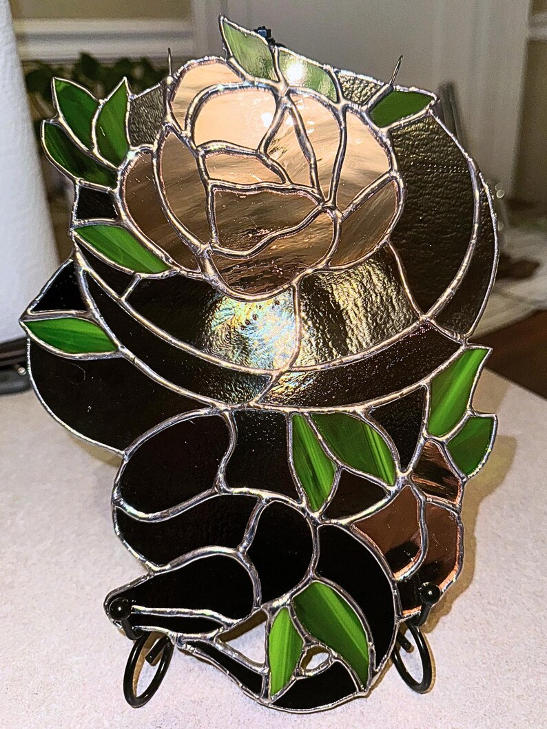 Stained Glass Snake - Etsy
