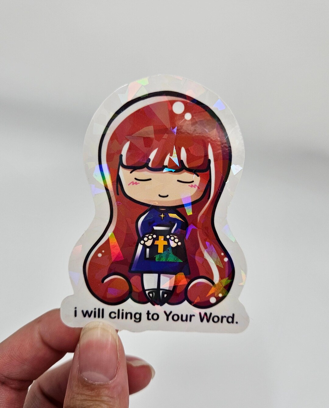 Christian Anime Chibi Kawaii Vinyl Laminated Cute 3 Inch Sticker - I ...